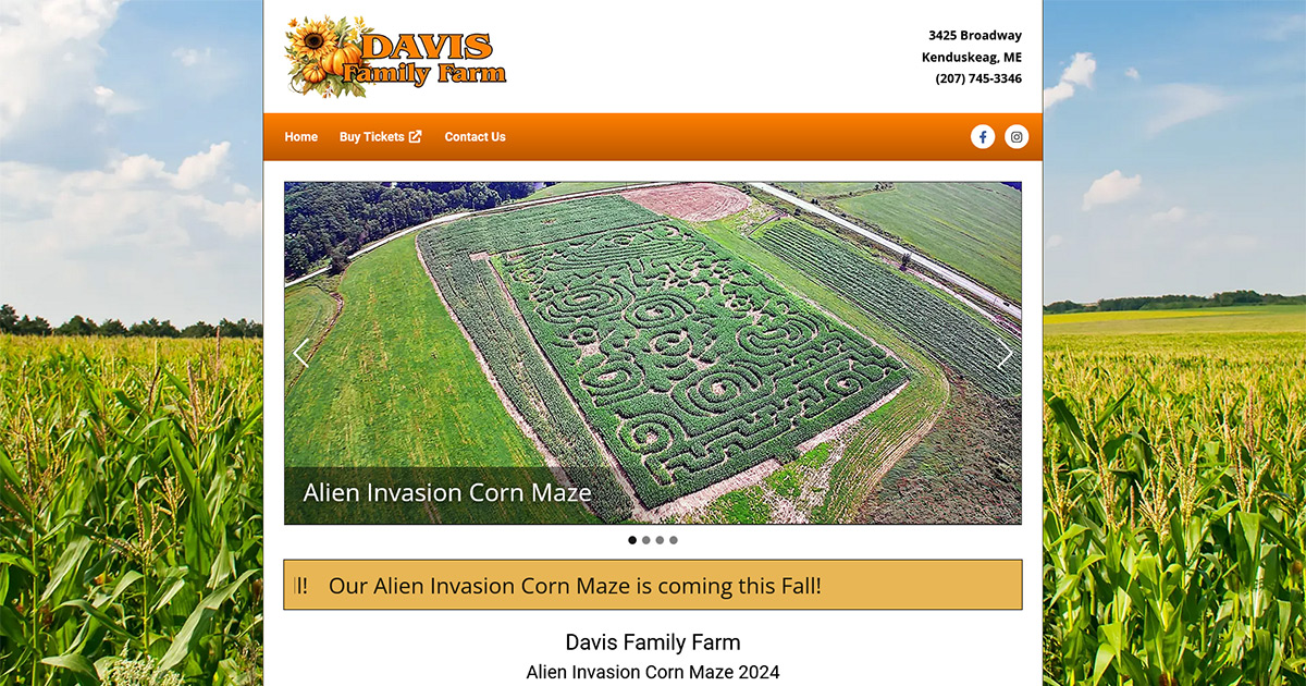 Davis Family Farm, Corn Maze, Pirate Themed Corn Maze, pumpkins, gourds ...